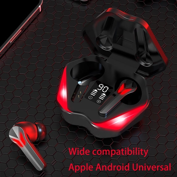 J13 TWS Bluetooth 5.2 Wireless Earbuds,Digital Display,Music/Game Modes ...