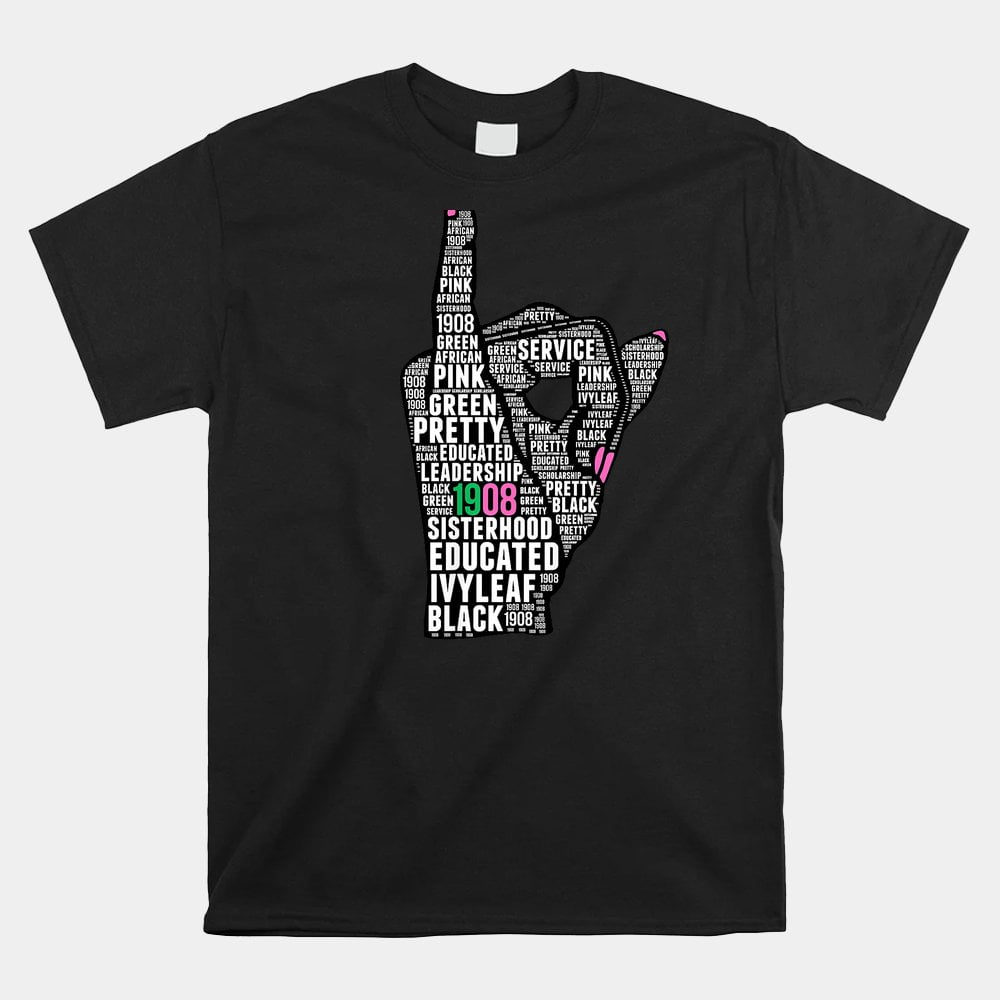J15 Founders Day Aka Women Hand Sign Words Shirt