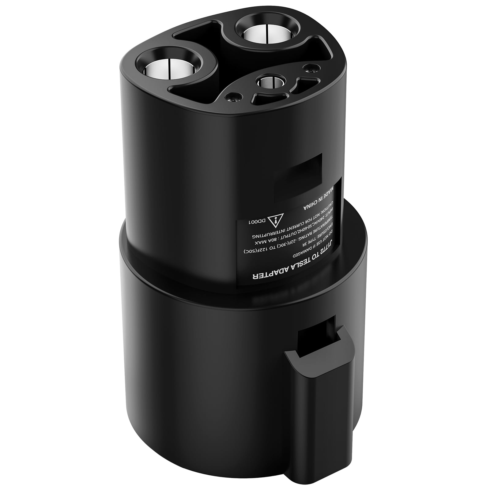 J1772 to Tesla Charger Adapter, 80A 110-250V AC Charging Adapter DD002 ...