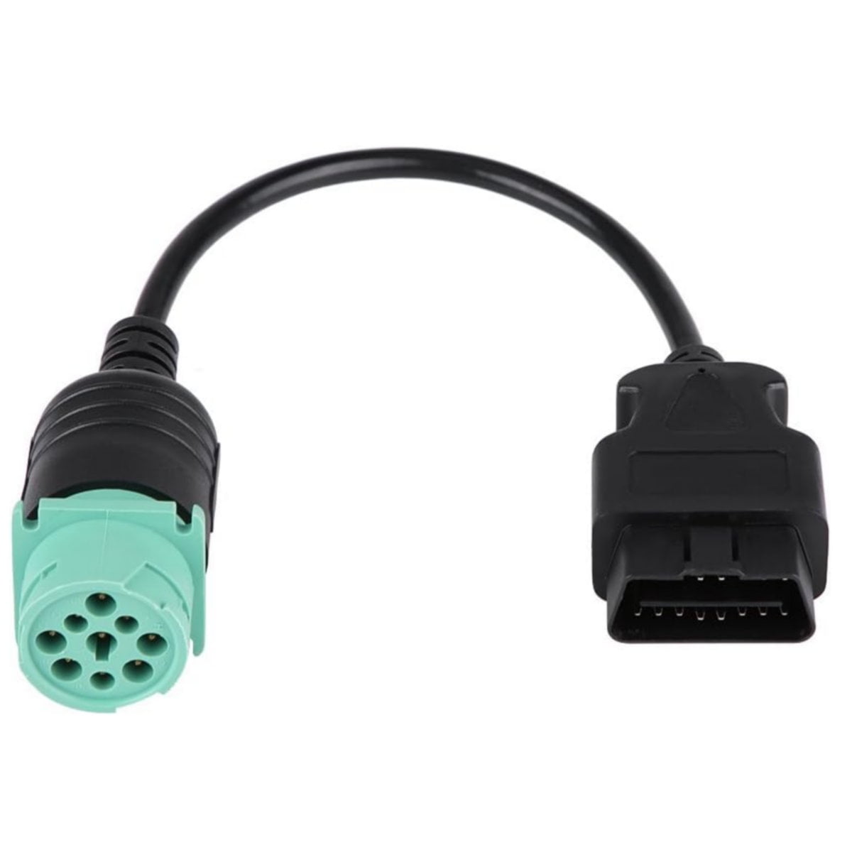 J1939 9Pin Male to OBD2 Male Cable-Heavy Duty Commercial Truck Diagnostic OBD Scanner’s ...