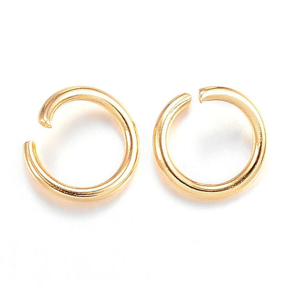 J199 - 50 pcs 304 Stainless Steel Open Jump Rings 6mm - 20 Gauge (0.8mm ...