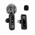 J3 Wireless Lapel Microphone USB Type-C Connector Noise Cancellation ...