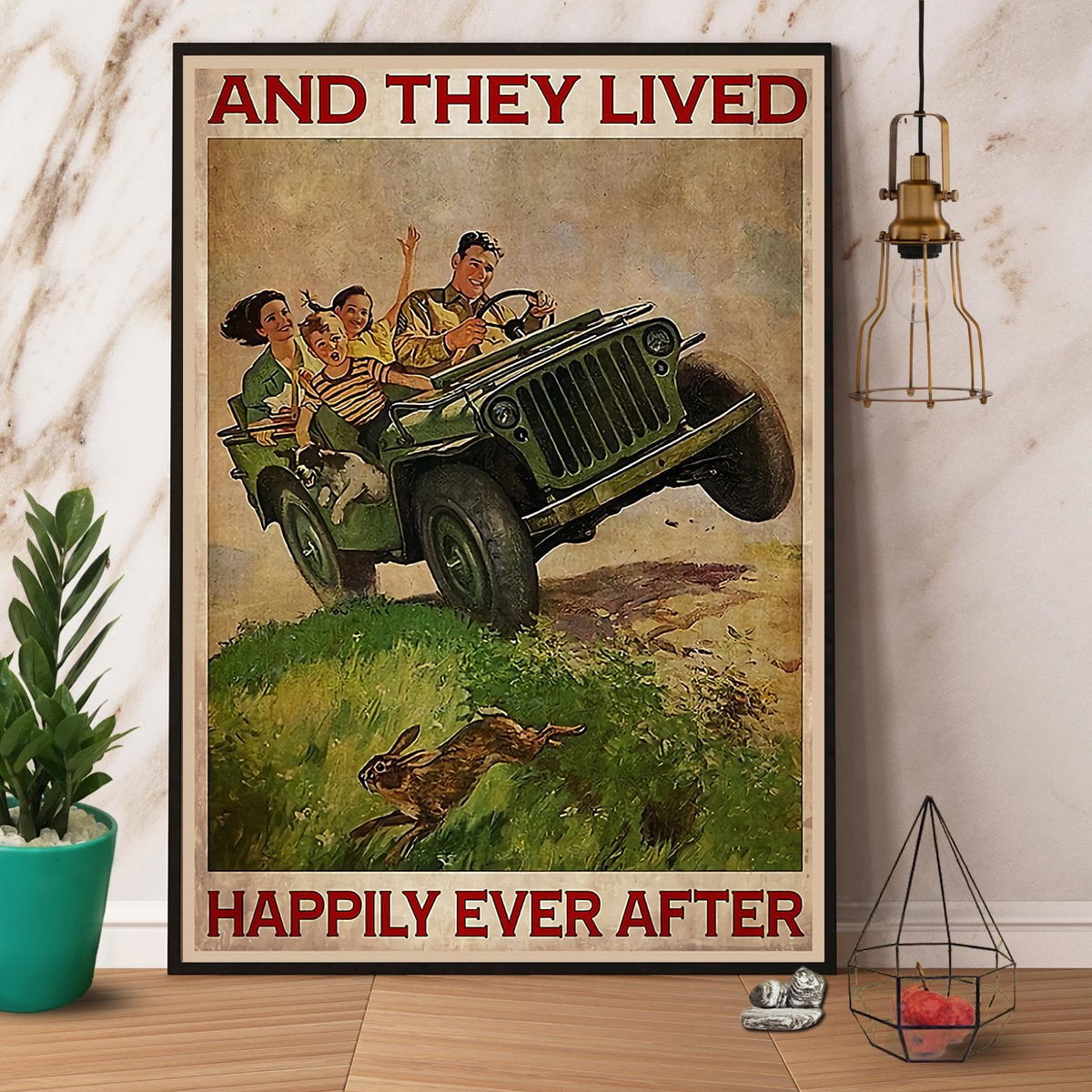 J33P Family And They Lived Happily Ever After Paper Poster No Frame ...