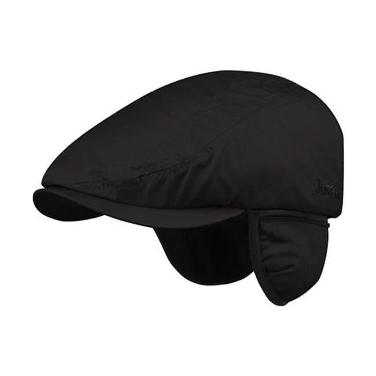 J3608 Ivy Cap With Folded Ear Flap, Black - Large & Medium - Walmart.com
