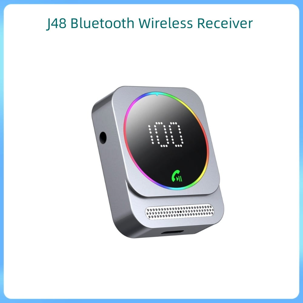 J48 bluetooth audio receiver car stereo wireless adapter Hands Free 3 ...