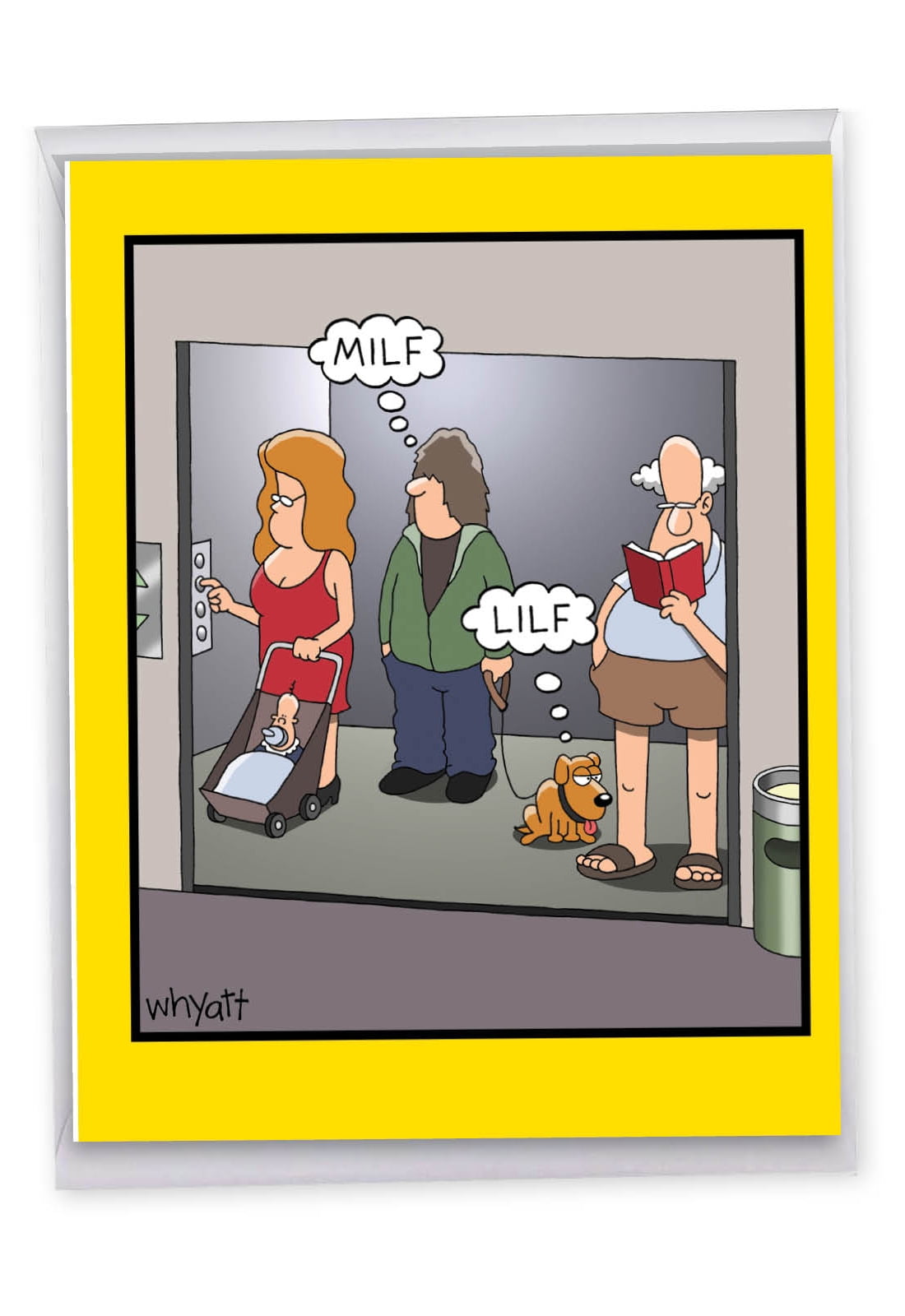 J5375 Jumbo Hilarious Get Well Card: 'Lilf' with Envelope (Jumbo Size: 8.5" x 11") - Walmart.com