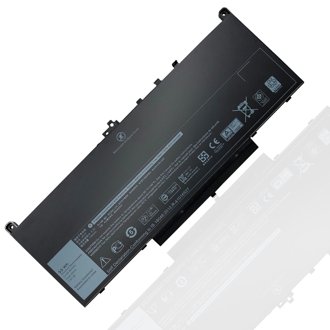 J60J5 Laptop Battery 55WH for Dell Latitude E7470 E7270 7470 7270 ...