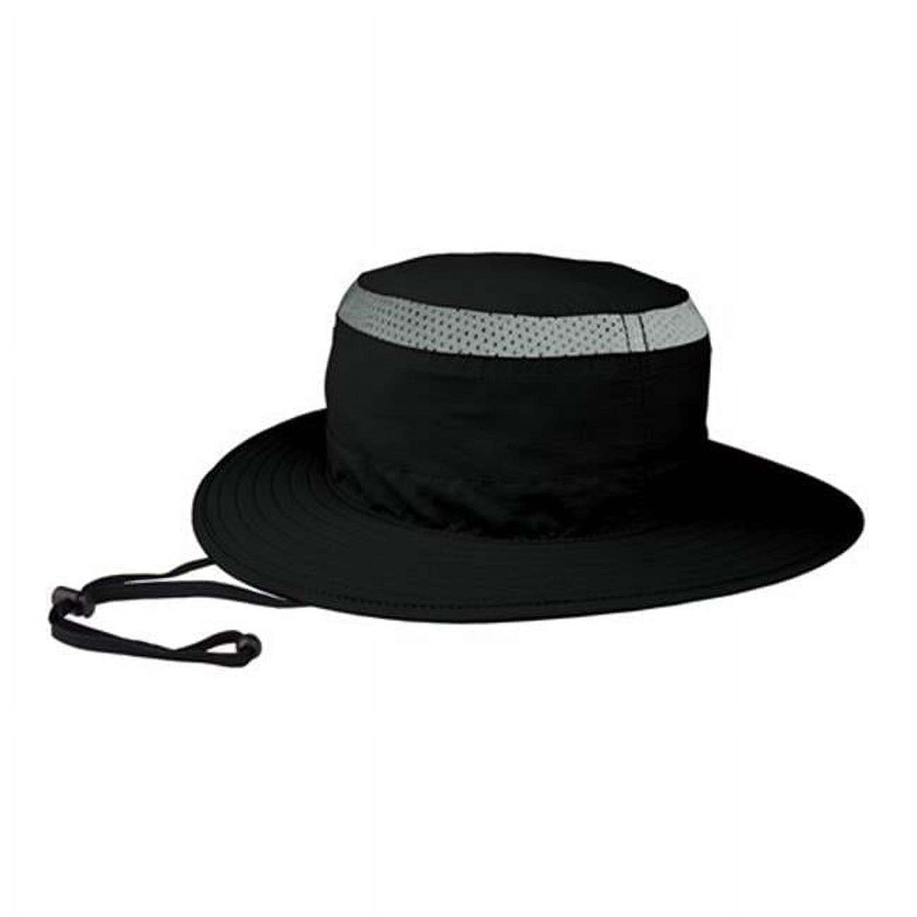 J7262 Taslon UV Boonie Hat - Black - Medium - Walmart.com