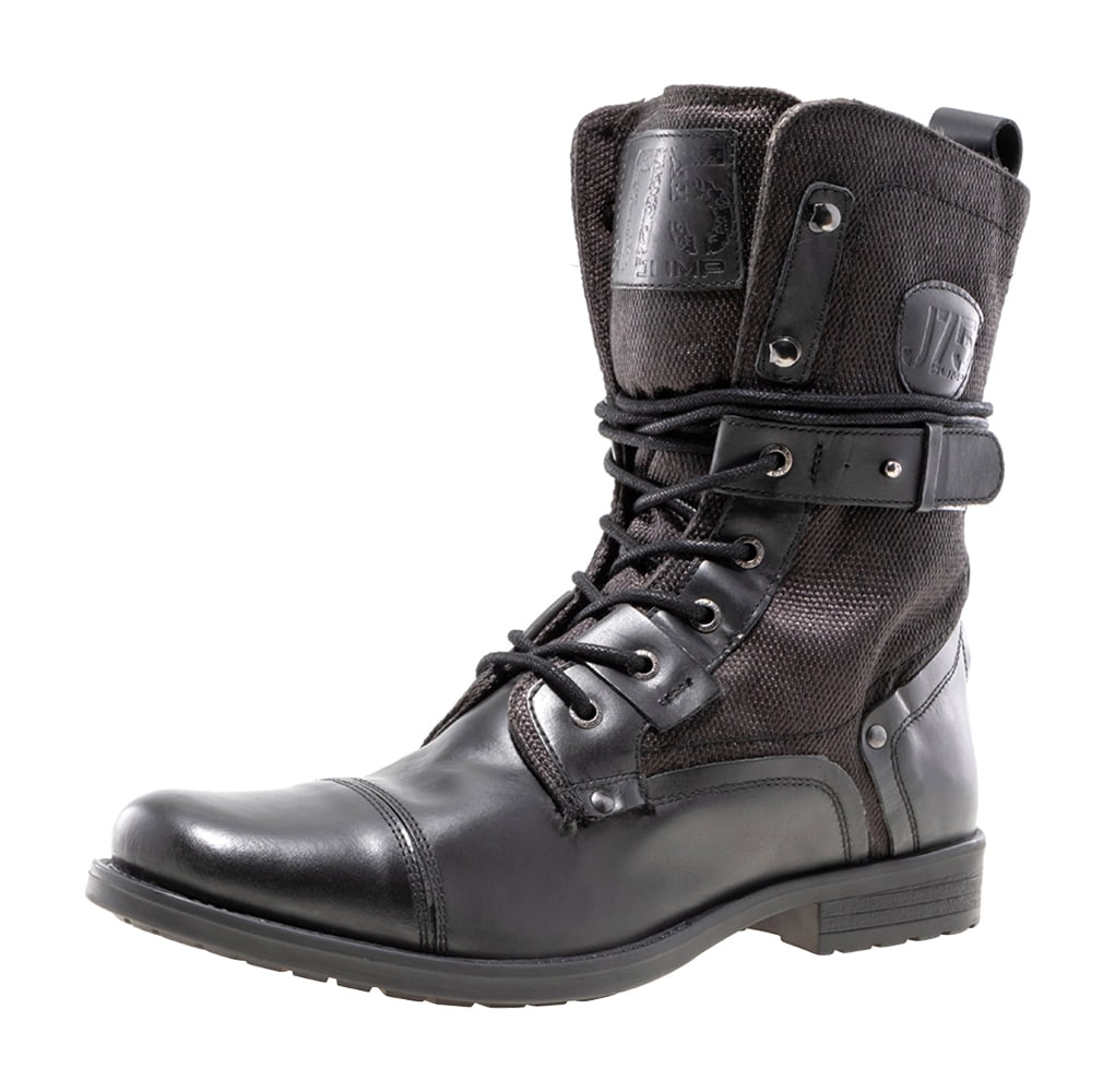 J75 by Jump Deploy Light Weight Mid-calf Cap-toe Lace-up & Inside ...