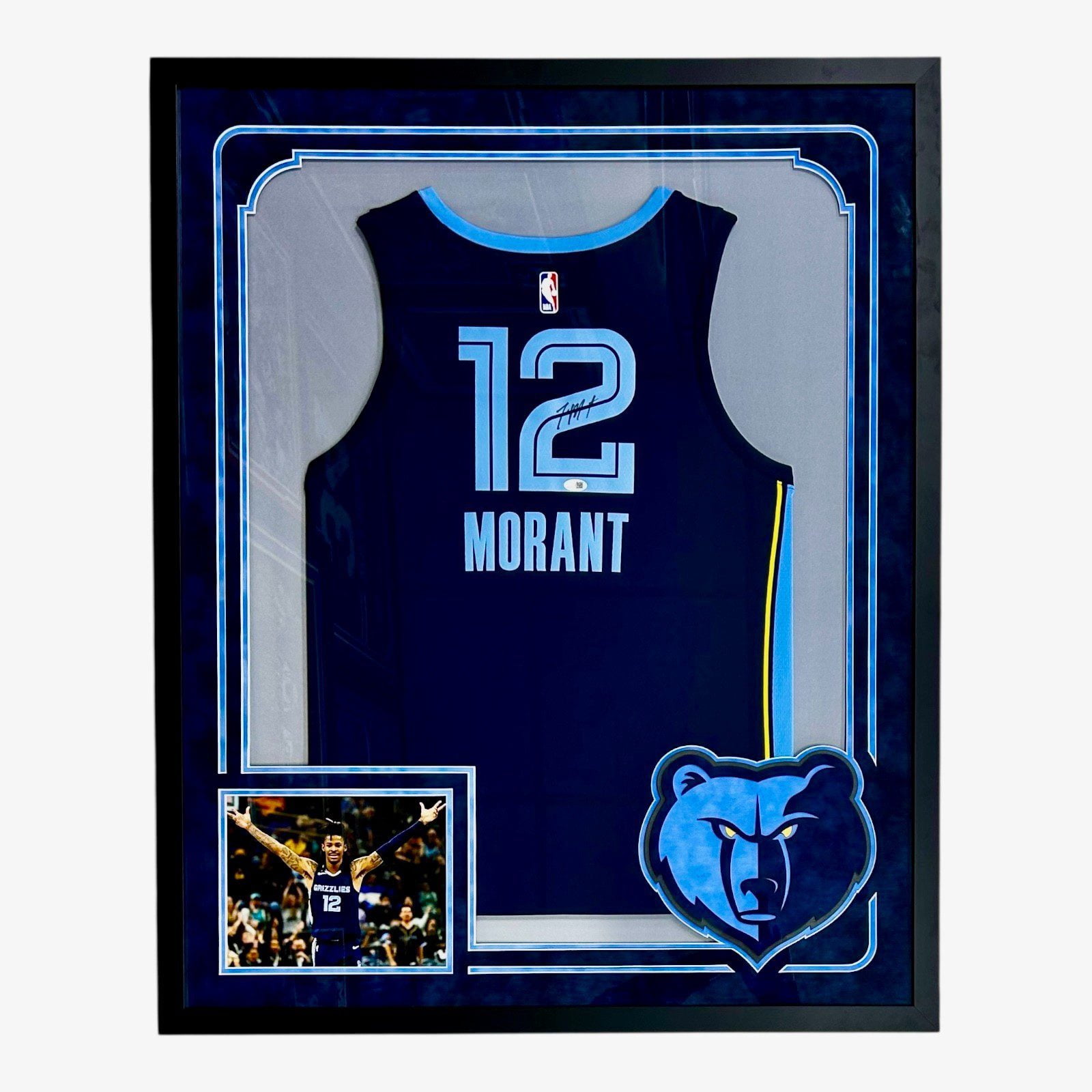 JA MORANT SIGNED FRAMED BLUE BECKETT - Walmart.com