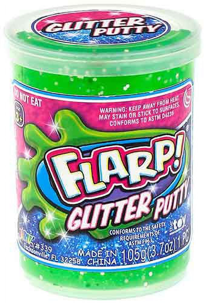 JA-RU Glitter Flarp Noise Putty with Glitter, Assorted Colors and Scents, Sensory Toy for All ...
