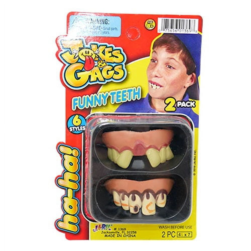 JA-RU Inc. Toys - Jokes & Gags - FUNNY TEETH 2-PACK (Style #2 ...