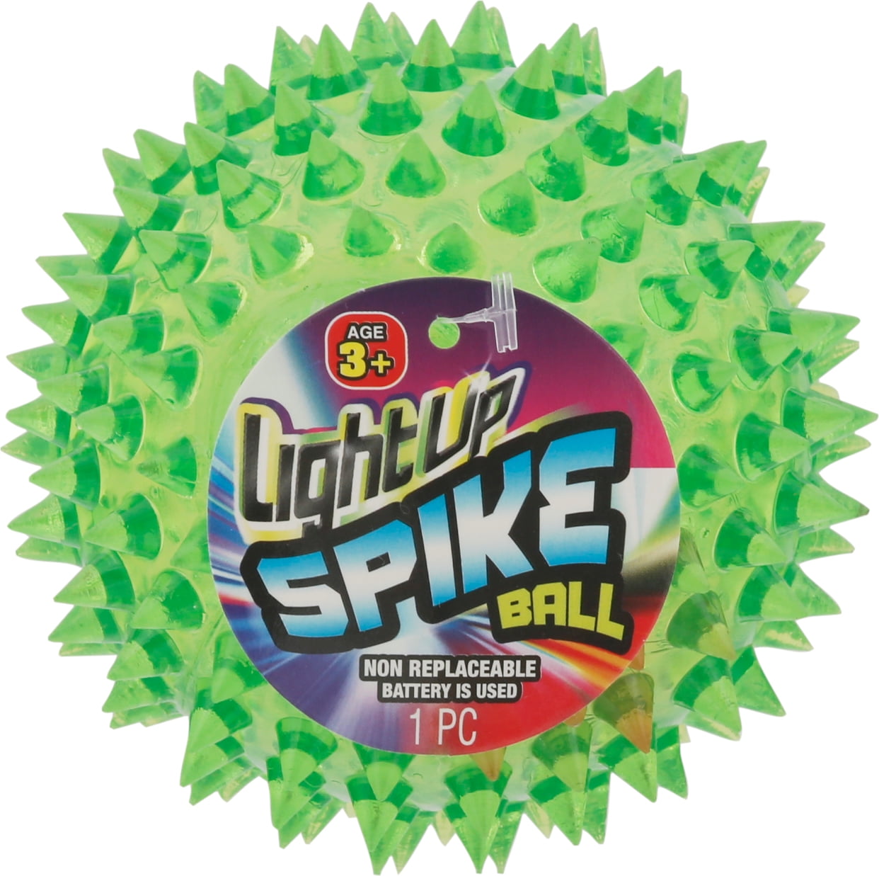 Large Spike Ball Light Up Toy, Assorted Rubber for Kids Play - Walmart.com