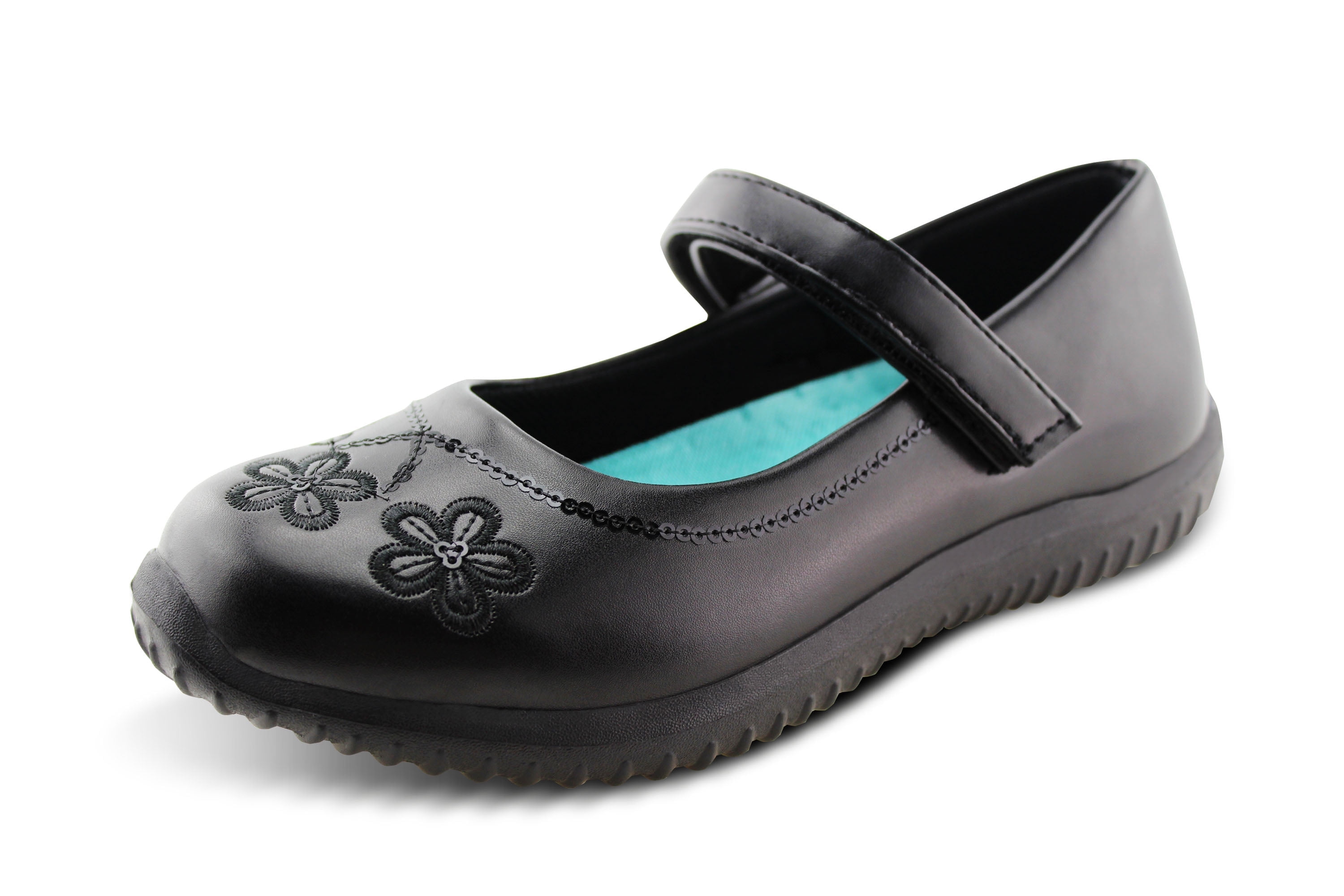 JABASIC Girls Mary Jane School Uniform Shoes Comfortable Dress Flats (3 ...