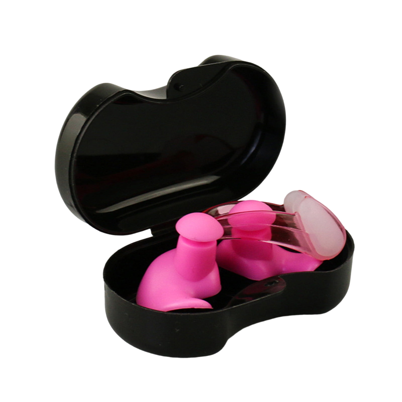 JABUUO 1 Pair Swimming Ear Plugs Nose Clip Set For Kids Adults Toddlers ...