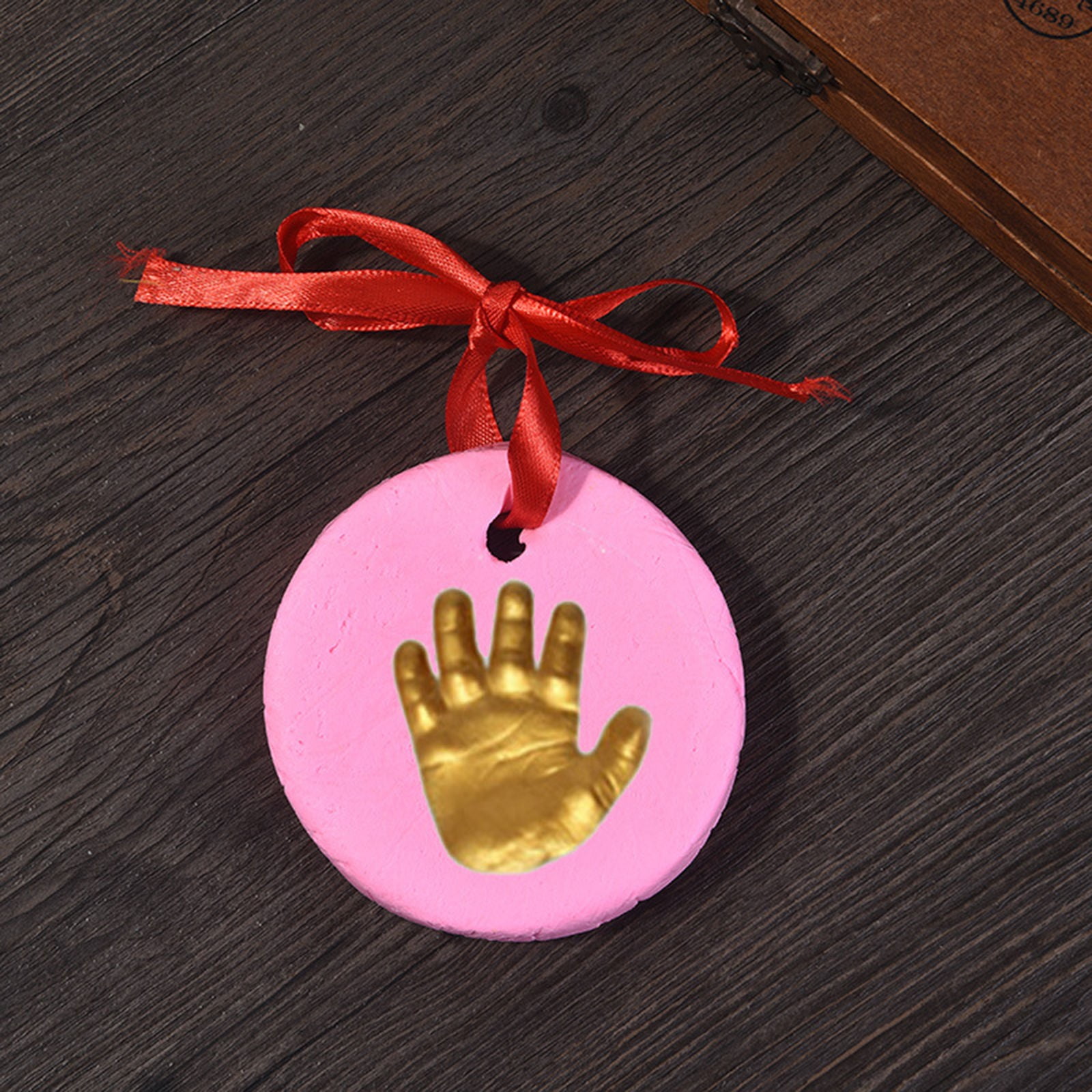 JABUUO Baby Handprint Footprint Keepsake Ornament Kit Stencil For ...