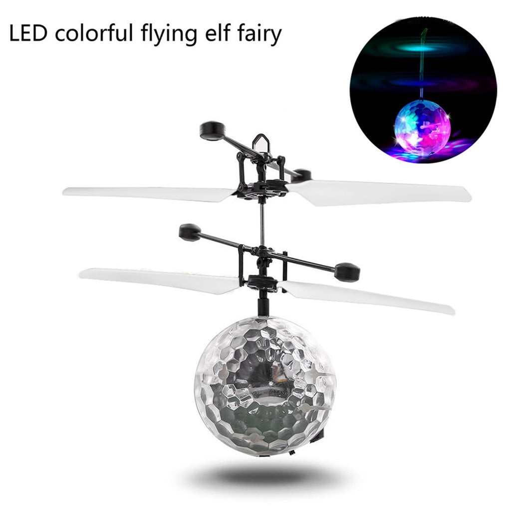 JABUUO RC Flying Ball Drone Helicopter Ball Built-in Shinning LED ...
