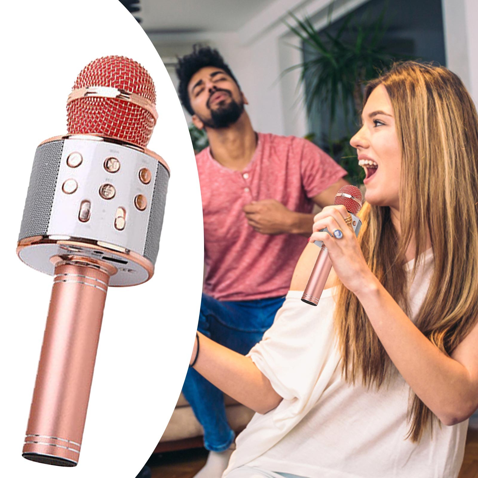 JABUUO Wireless Bluetooth Microphone Song Phone Microphone Bluetooth ...