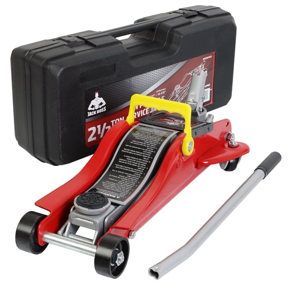 Jack Boss, Floor Jack, 2.5 Ton (5500 LBs), Hydraulic Low Profile ...
