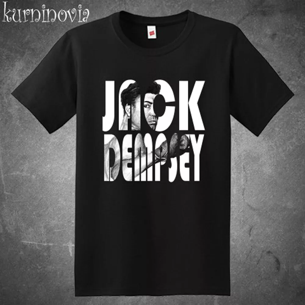 JACK DEMPSEY Boxing Legend Men's Black T-Shirt - Walmart.com