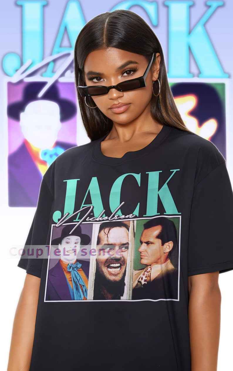 JACK NICHOLSON Vintage | Jack Nicholson Homage Fan Tees | Jack Nicholson Homage Retro | Jack ...