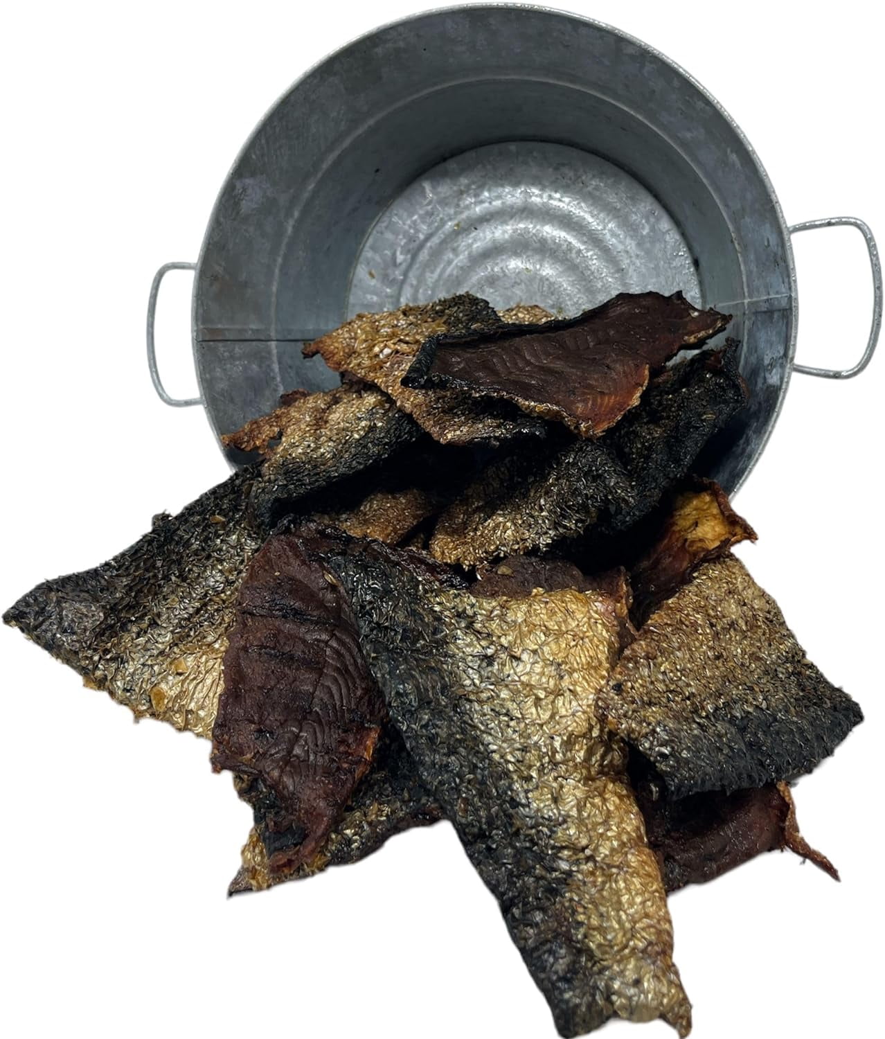 JACK'S PREMIUM Fish Skin Dog Treats - Crispy Salmon Treats for Dogs ...