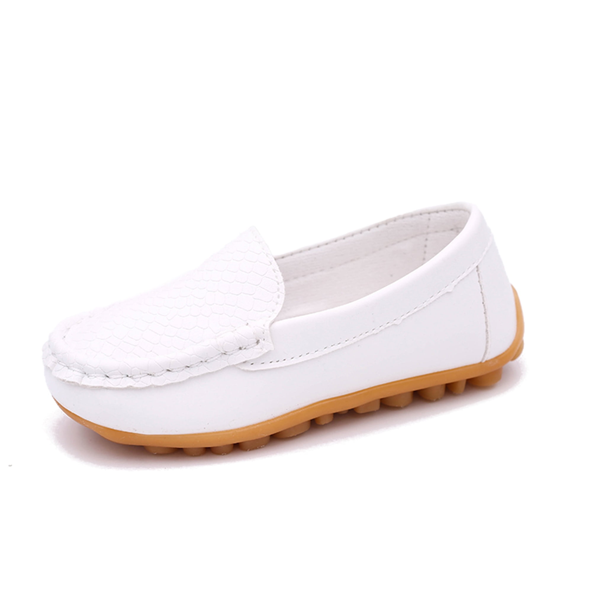 JACKSHIBO Toddler Dress Shoes Little Kid Boys Girls Soft Slip On ...