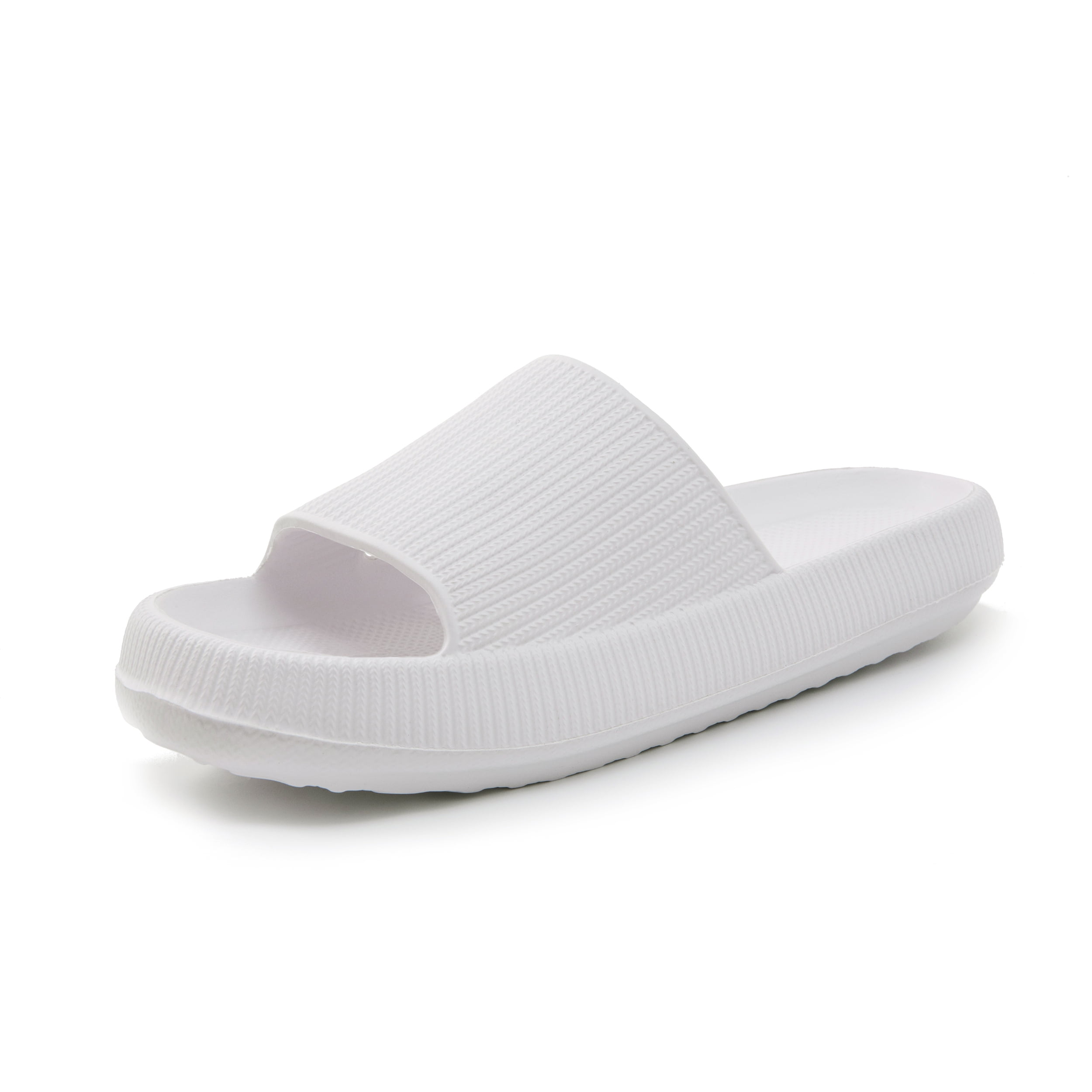 JACKSHIBO Unisex Quick Drying Non Slip Cloud Slider Sandals with Soft ...