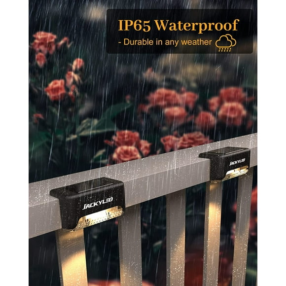 Solar Powered Outdoor Lights Steps