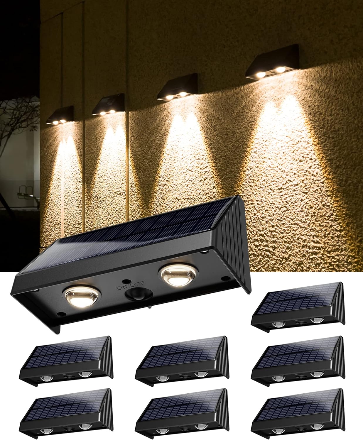 Hyper Tough 1000 Lumen LED Solar Motion Detection Security Light ...