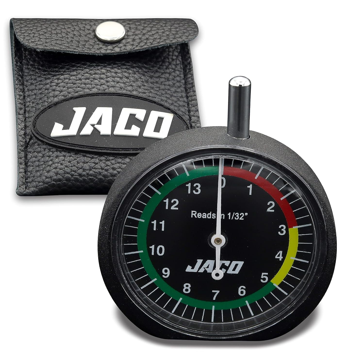JACO TreadPro Tire Tread Depth Gauge, Dial Type (Reads in 1/32 ...