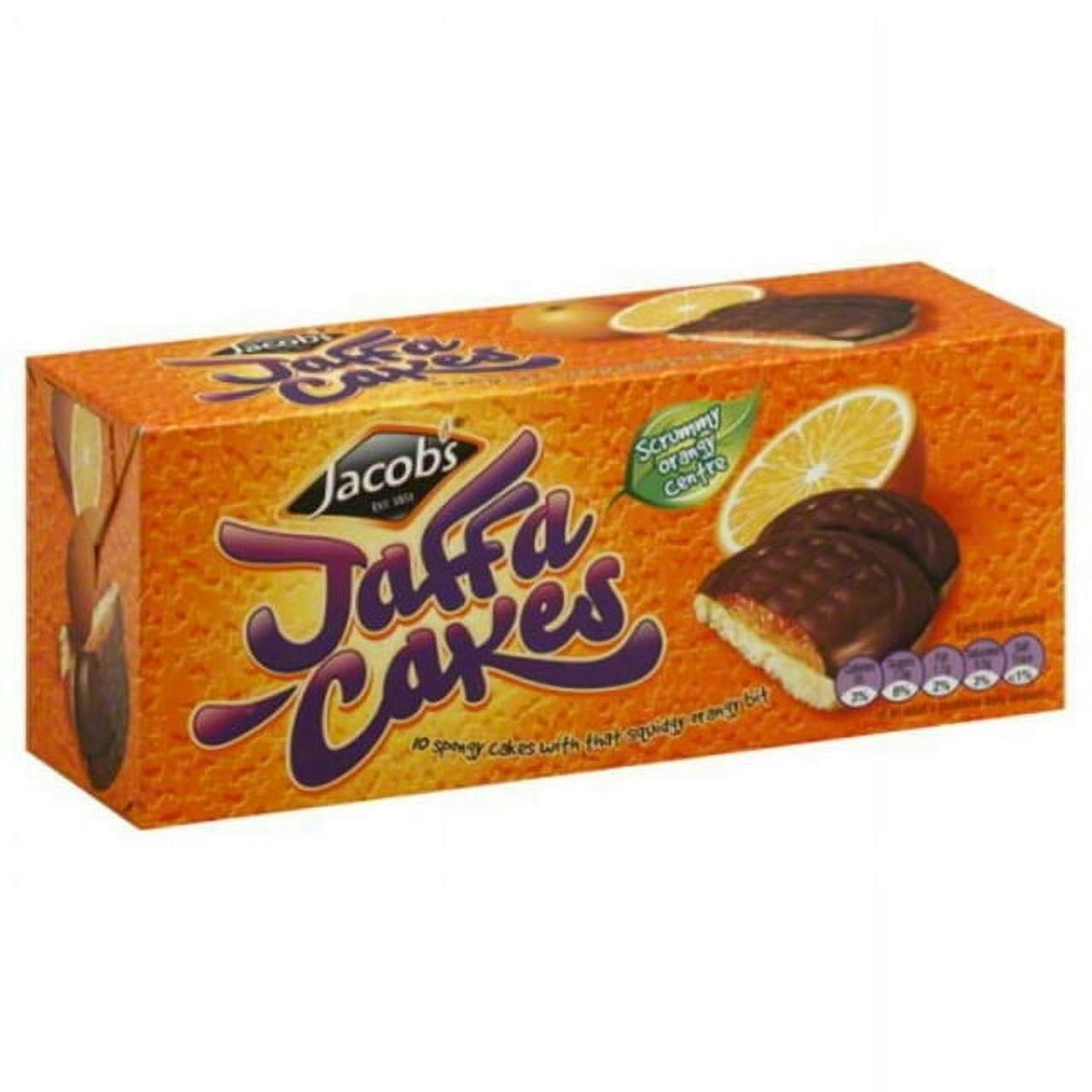 JACOBS COOKIE JAFFA CAKE-5.1 OZ -Pack of 24 - Walmart.com