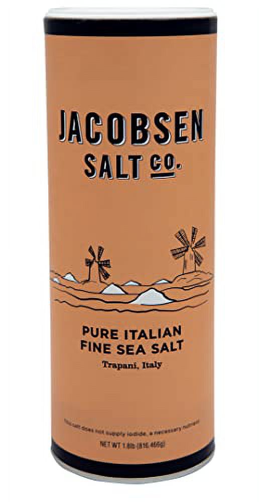 JACOBSEN SALT CO Pure Italian Fine Sea Salt, 816.46 GR - Walmart.com