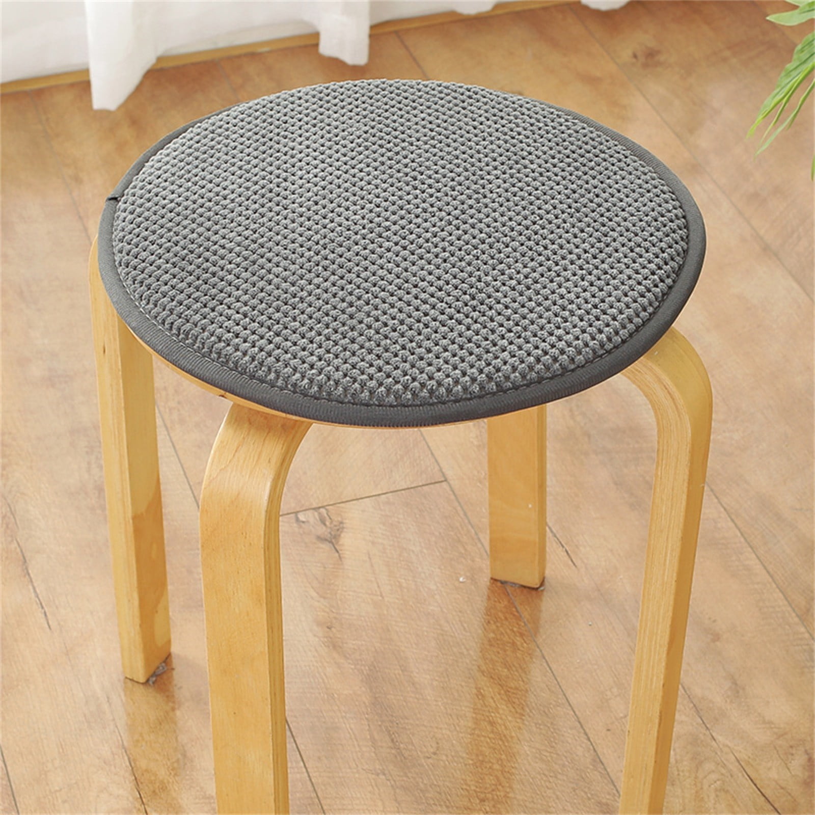 JACOJE Round Stool Chair Cushions Indoor/Outdoor Round Stool Cushion ...