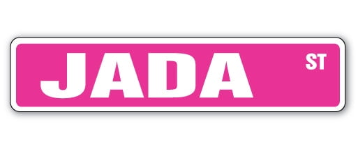 JADA Street Sign Childrens Name Room Sign | Indoor/Outdoor | 30" Wide ...