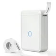 JADENS Small Electronic Barcode Label Maker, Portable Bluetooth Machine with 1 Label Tape for ...