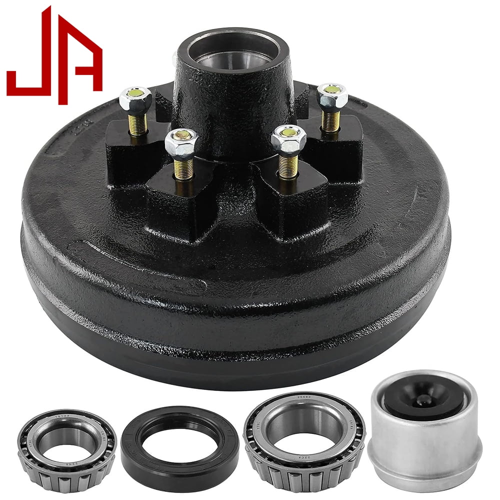 JADODE 12x2 Trailer Brake Drum Kit 6 on 5.5" for 6000 lbs Heavy Duty 6 ...