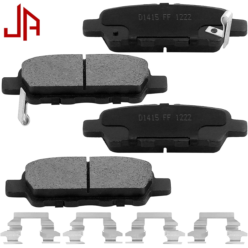 JADODE D1415 Rear Ceramic Brake Pads w/Hardware Kits Fits fro Infiniti ...