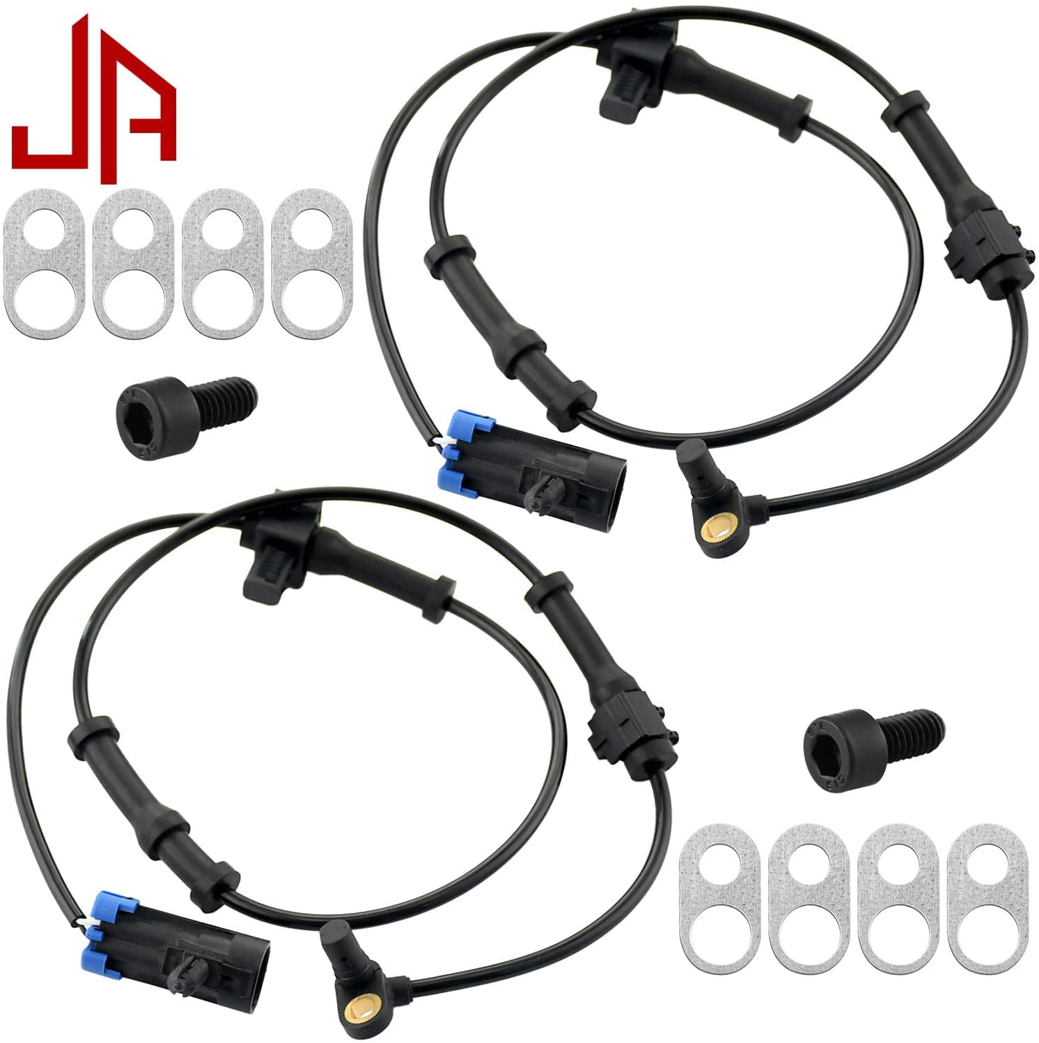 JADODE Front Wheel Speed ABS Sensor Replacement for Hummer H3 2006 2007 ...