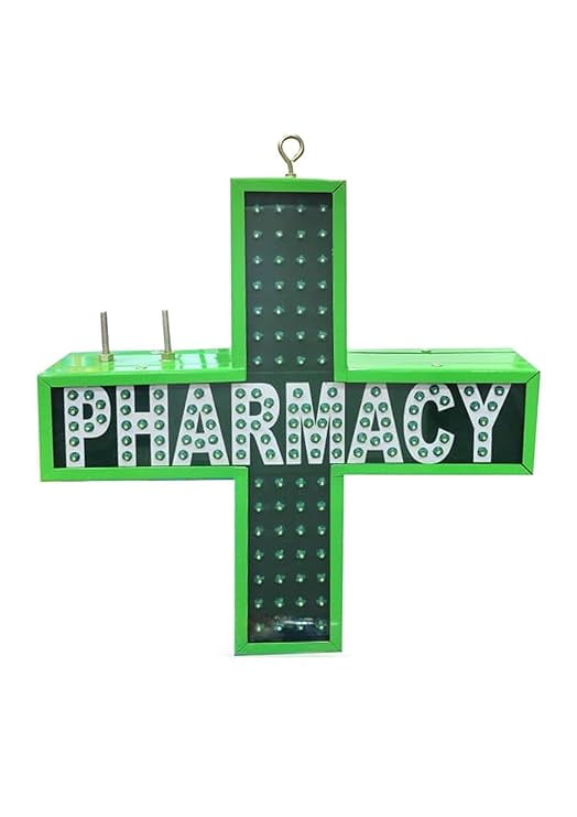 JAGANNATH ARTS LED Pharmacy/Medical Plus LED Sign Board - Walmart.com