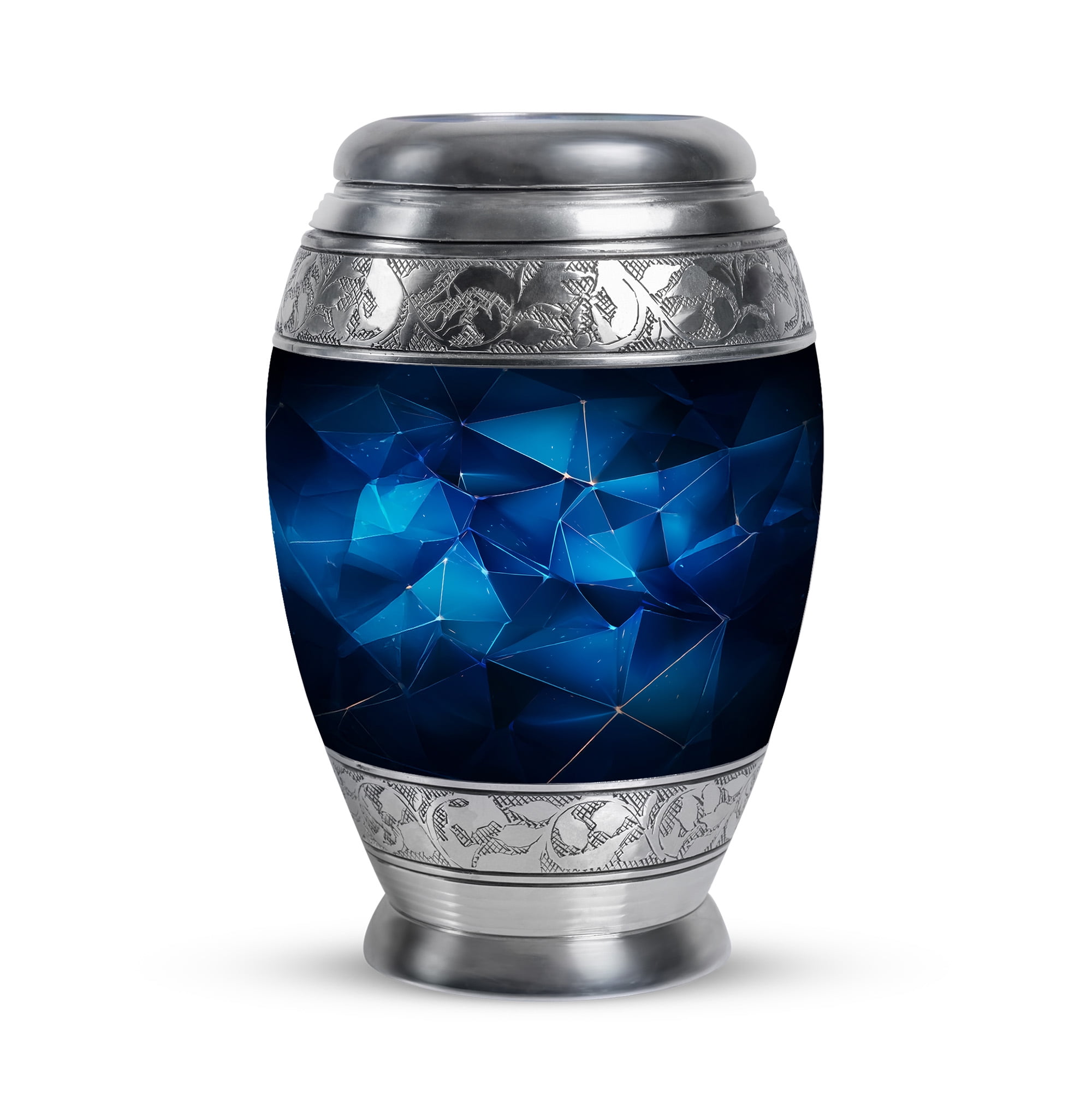 JAGASY Blue Small Urns for Human Ashes - Keepsake Urn for Ashes Adult ...