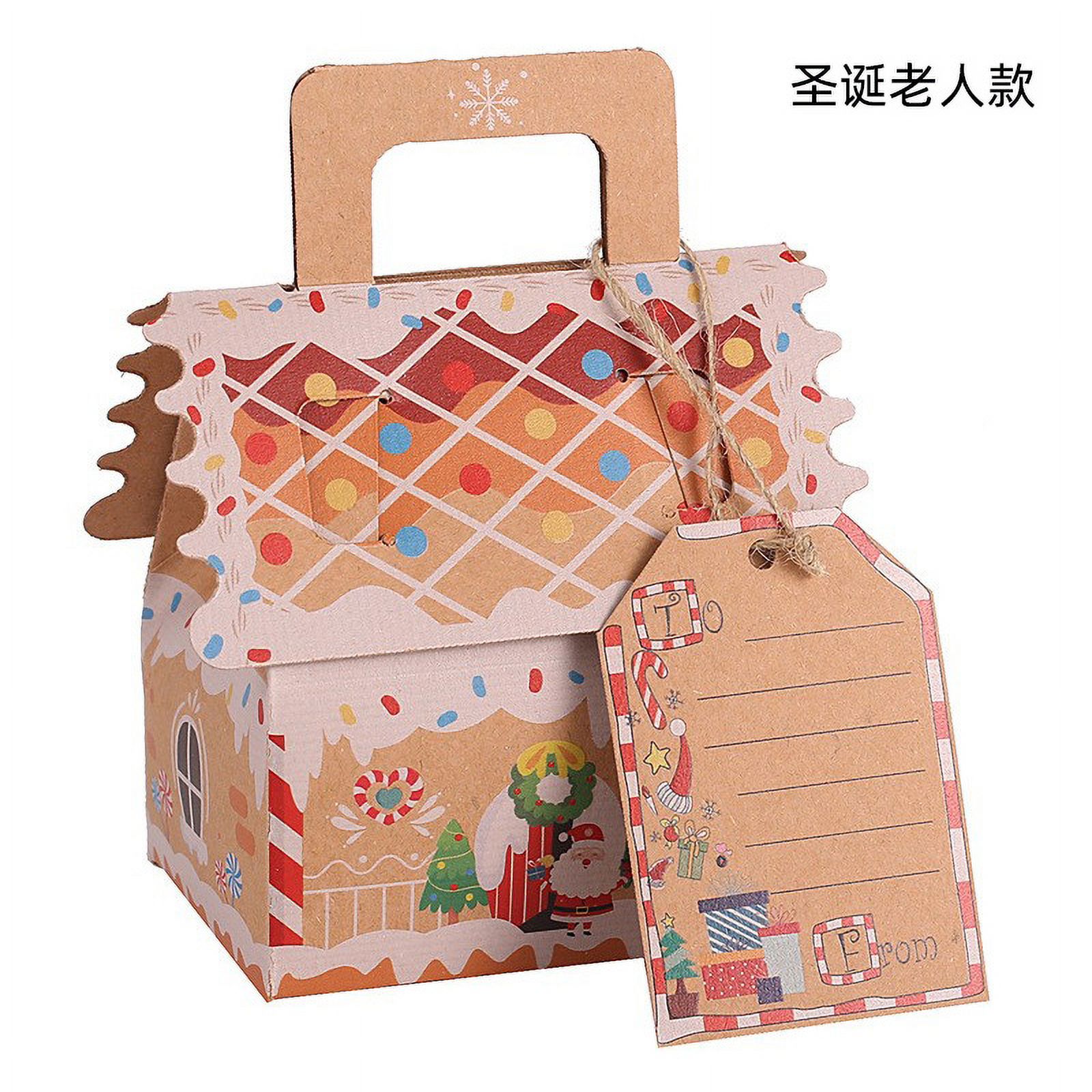 JAGOCY Christmas gingerbread House Small house Candy Cookie box ...