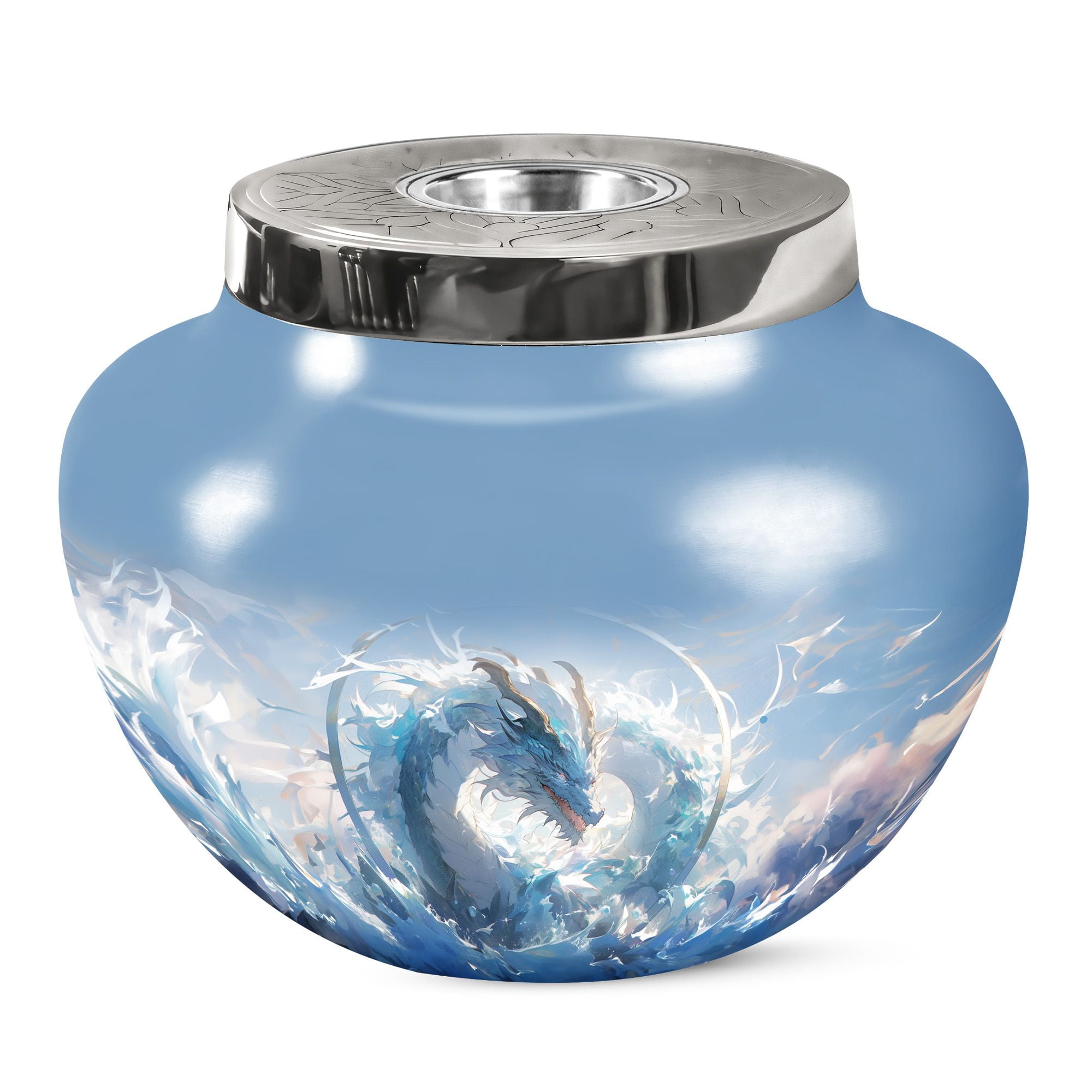 JAGSHASHI Aqua Fury The Water Dragon Dance Large Cremation Urns ...