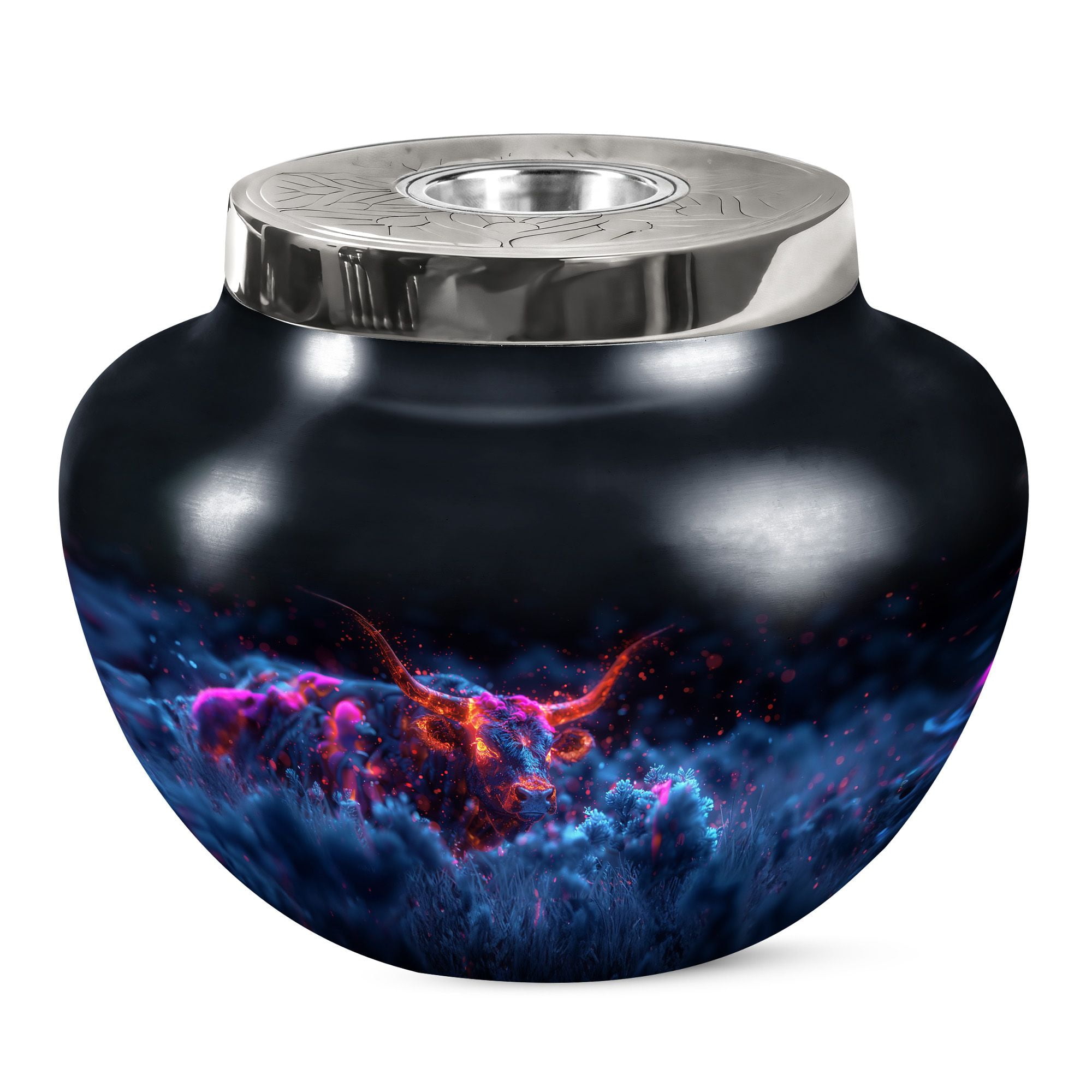 JAGSHASHI Astral Bull Mirage Cremation Urn - Funeral Ashes Urn ...