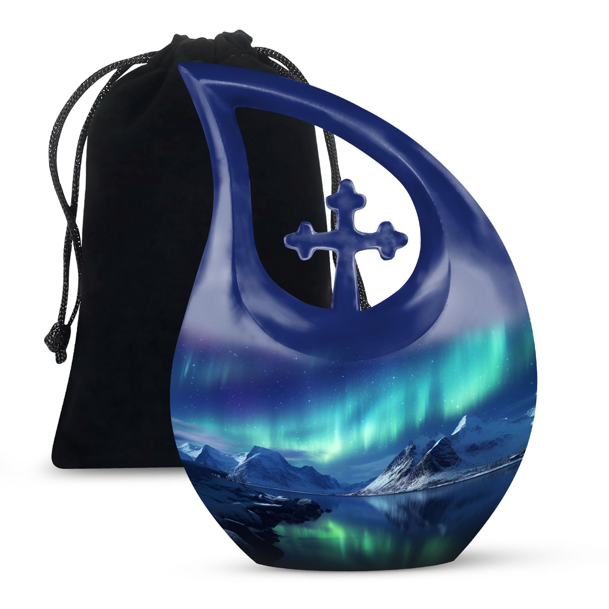 JAGSHASHI Aurora Cremation Urn Set - Adult Urns For Women - Funeral ...