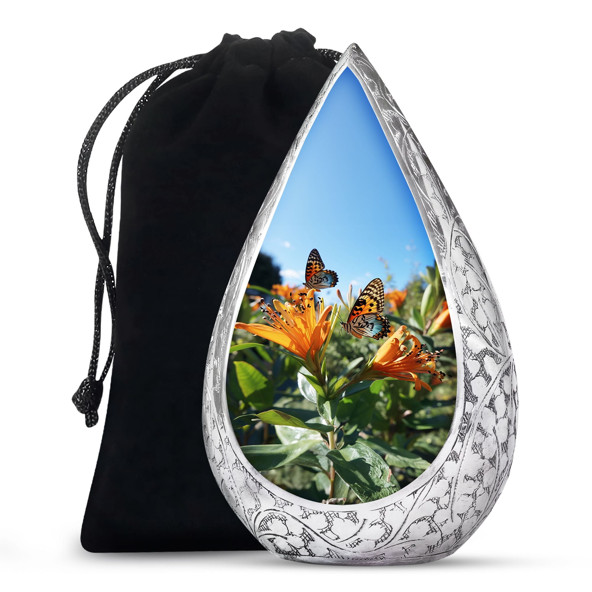 JAGSHASHI Butterfly - Ashes Urn - Memorial Urn For Female& Male - Urns ...