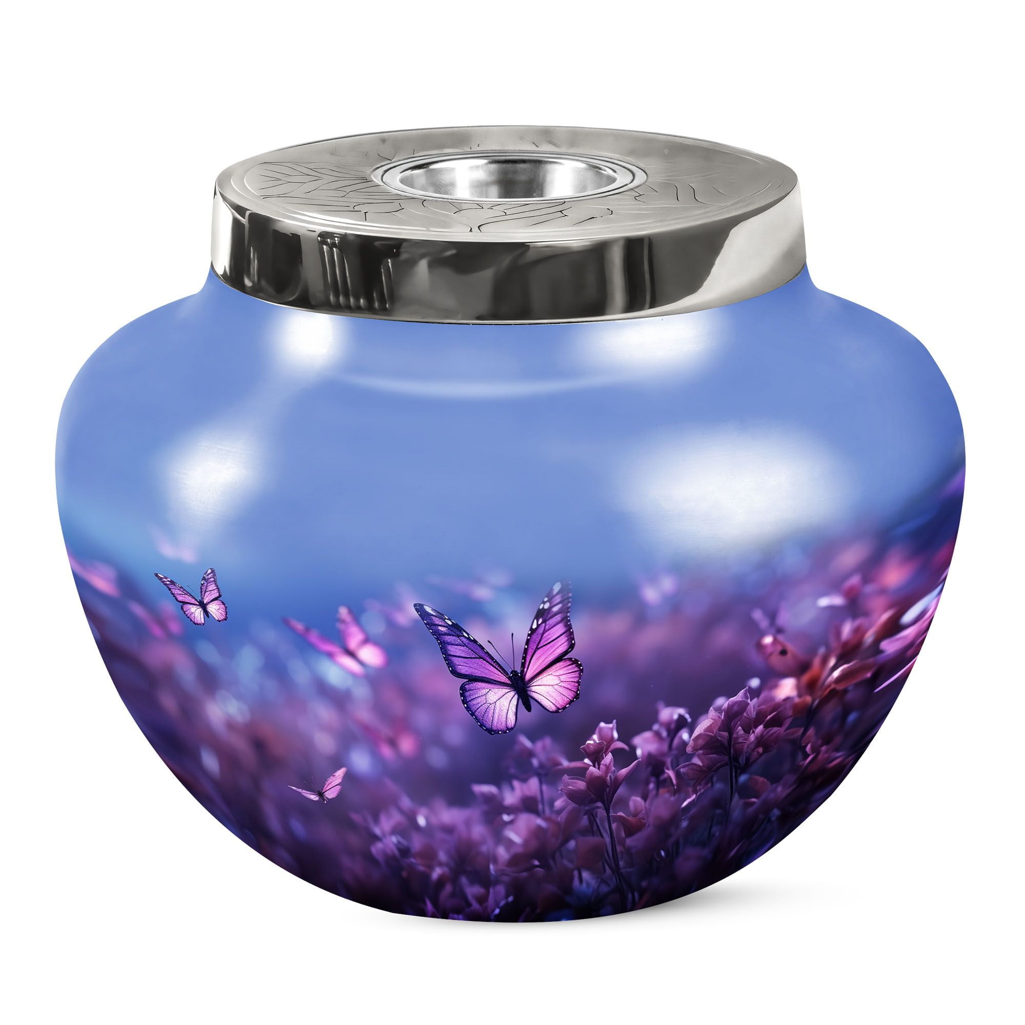 JAGSHASHI Butterfly Modern Urn For Adults - Funeral Urns For Male ...