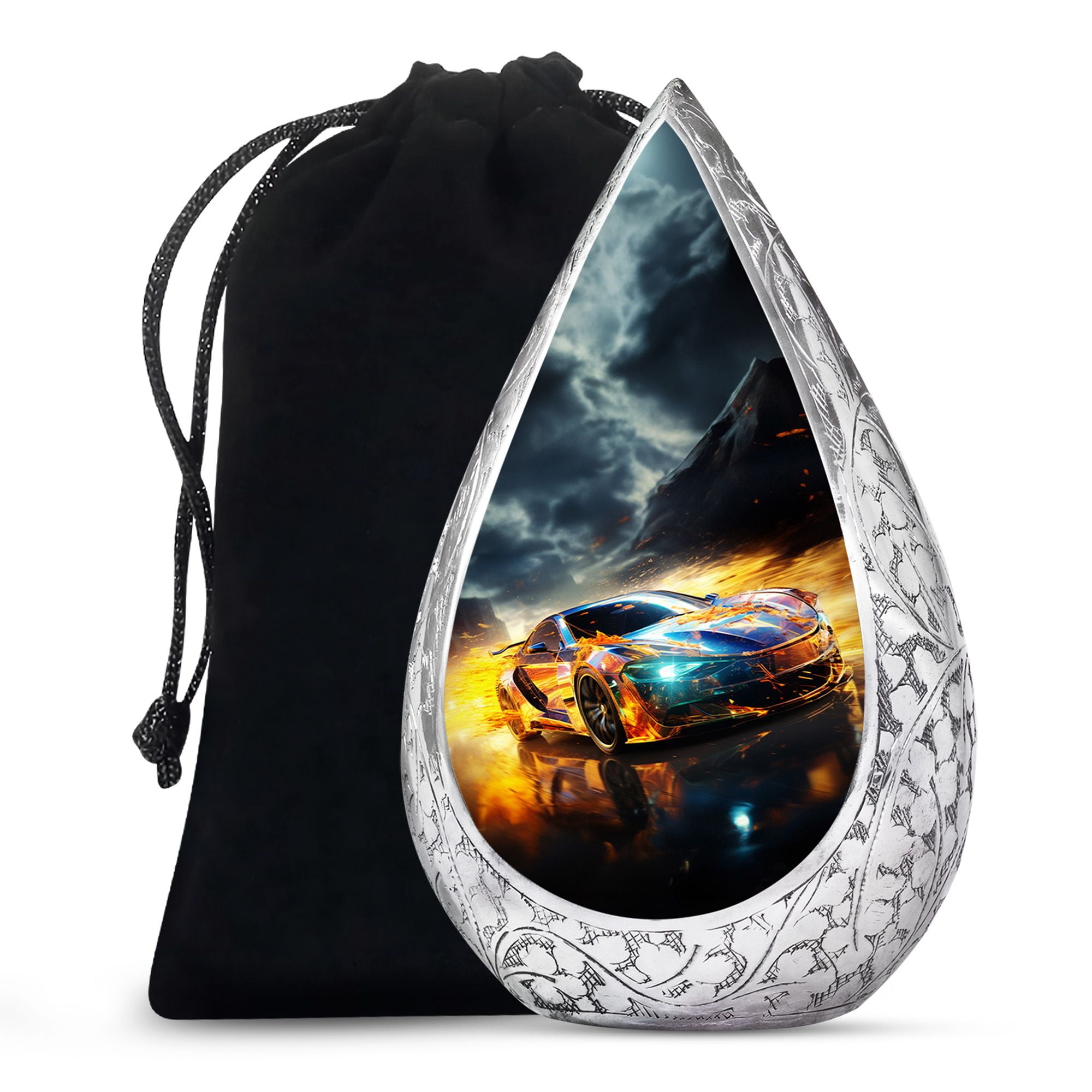 JAGSHASHI Car Race - Burial Urn For Human Ashes - Large Urn - Urn Adult ...