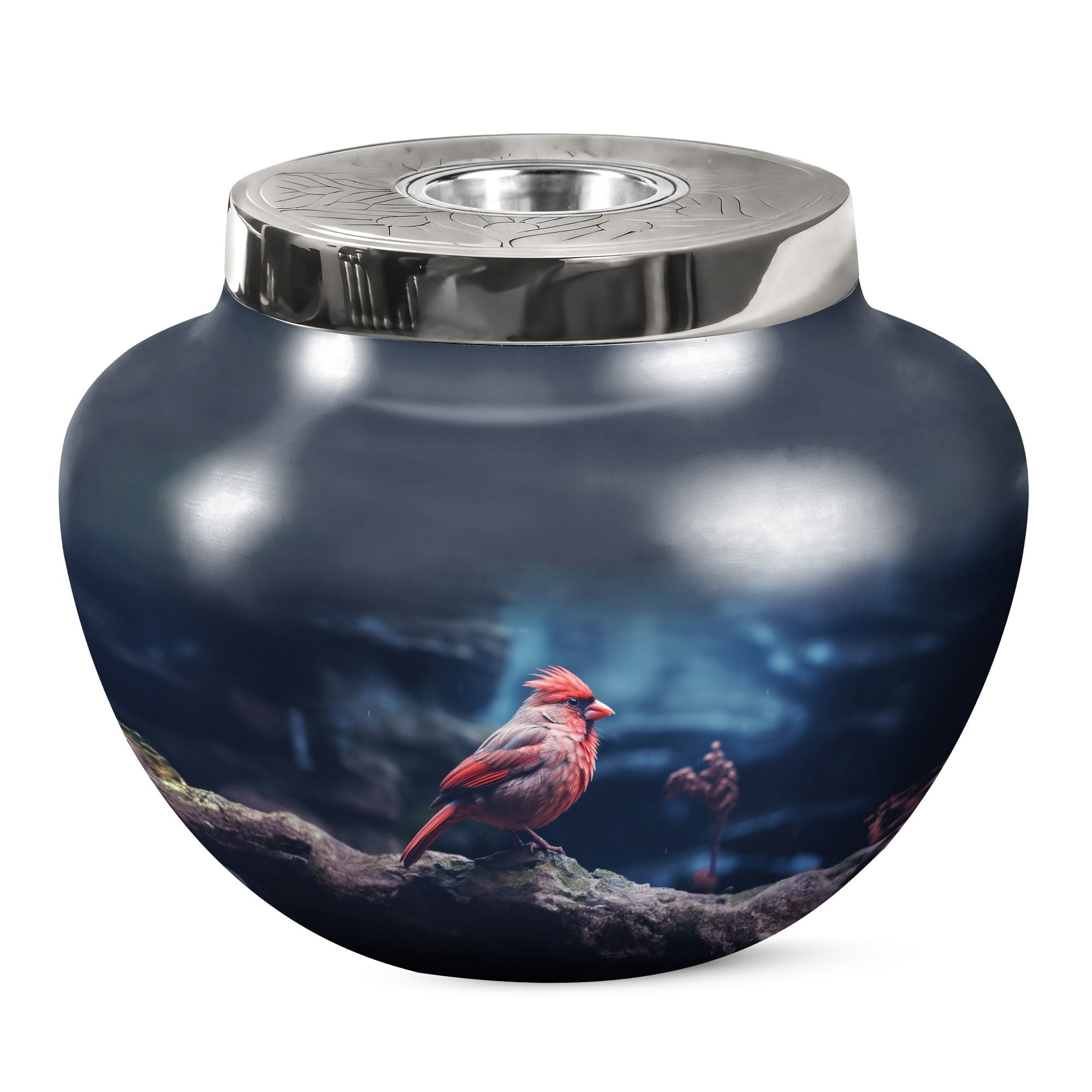 JAGSHASHI Cardinal Bird Urns For Ashes - Memorial Urn For Ash - Human ...