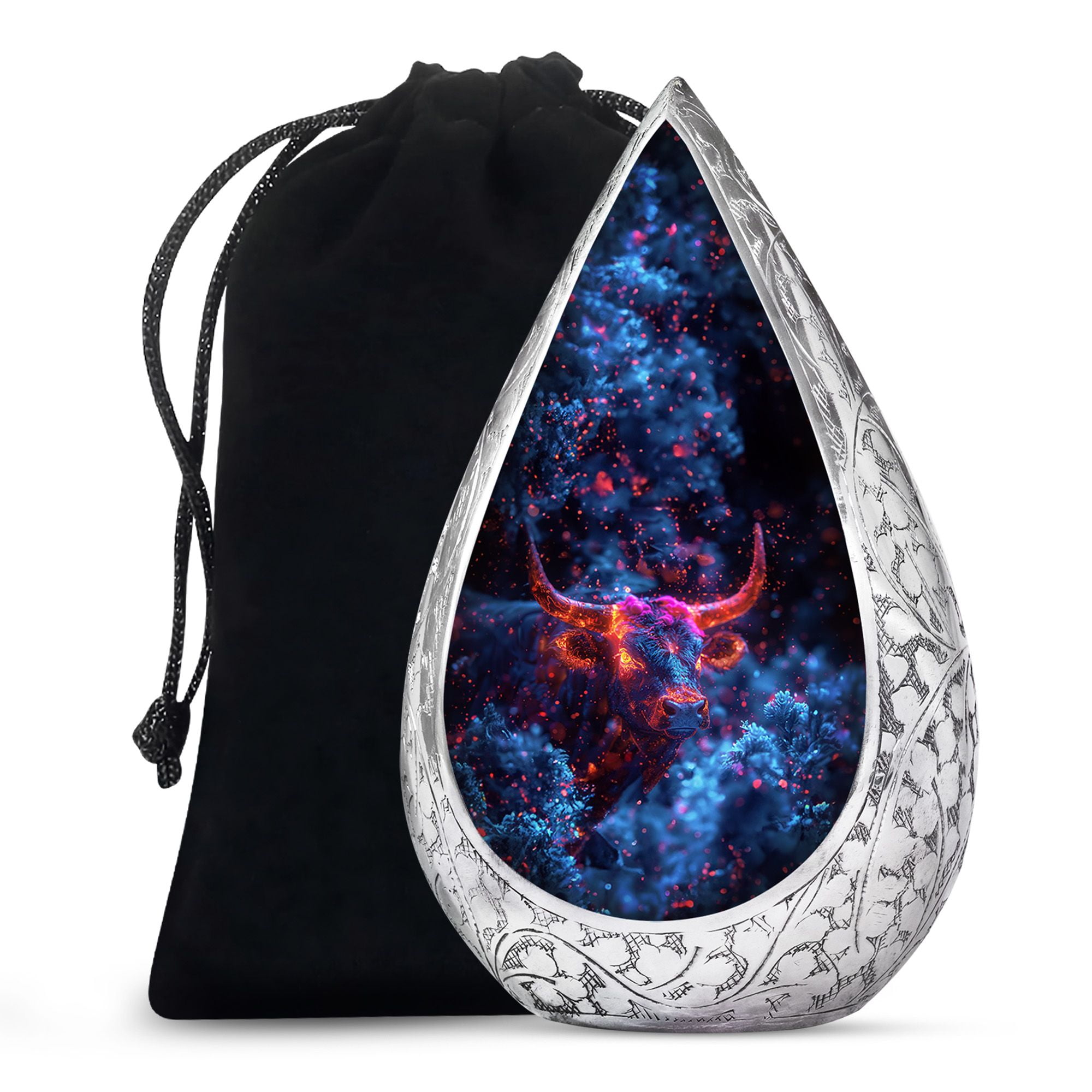 JAGSHASHI Celestial Bull Majesty - Ash Urns For Humans - Ash Urn For ...